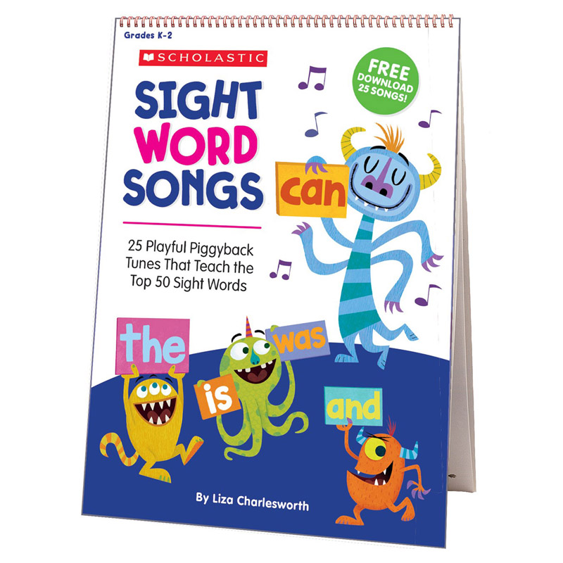 Sight Word Songs Flip Chart 25 Playful Piggyback Tunes That Teach The Sight Word Songs Flip Chart 25 Playful Piggyback Tunes That Teach The